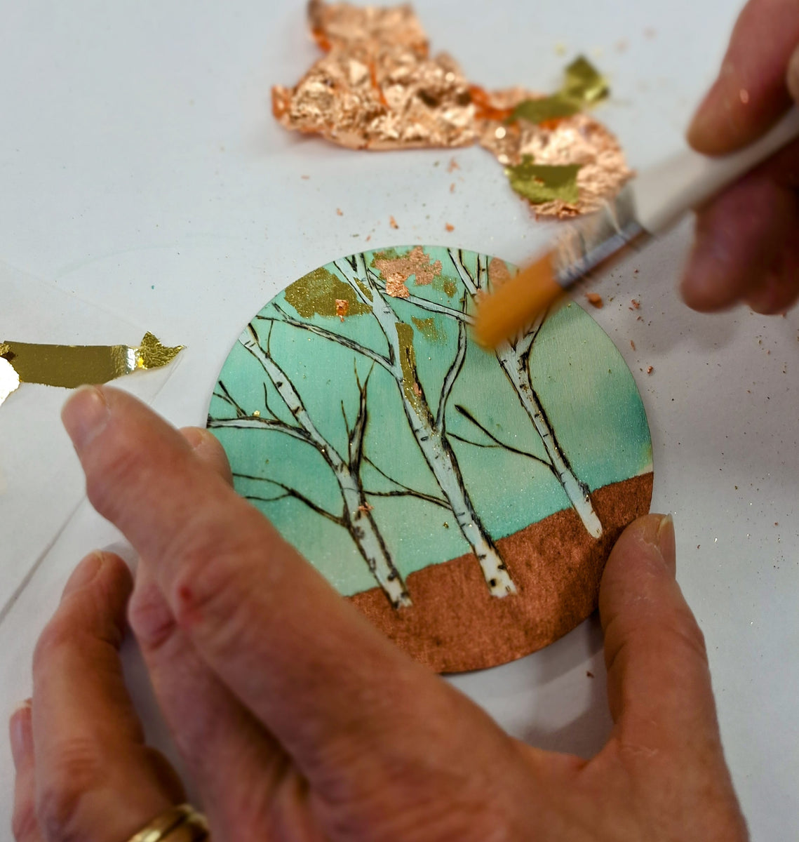 Master Class in Pyro and Paint on wood – Ruth Wheeler